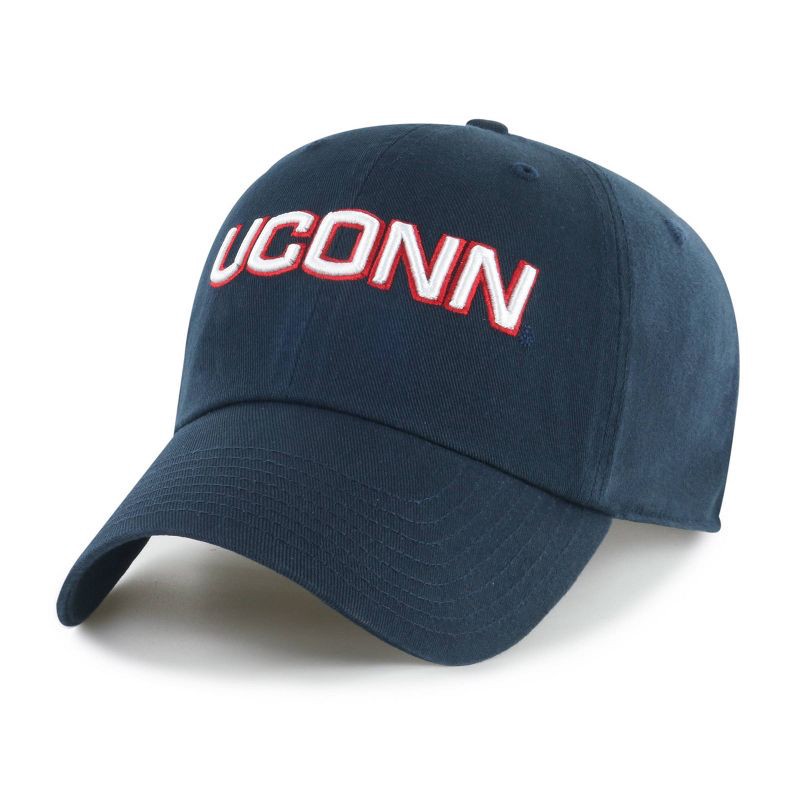 NCAA UConn Huskies Fabric Washed Relaxed Fit Hat: Adjustable Cotton ...