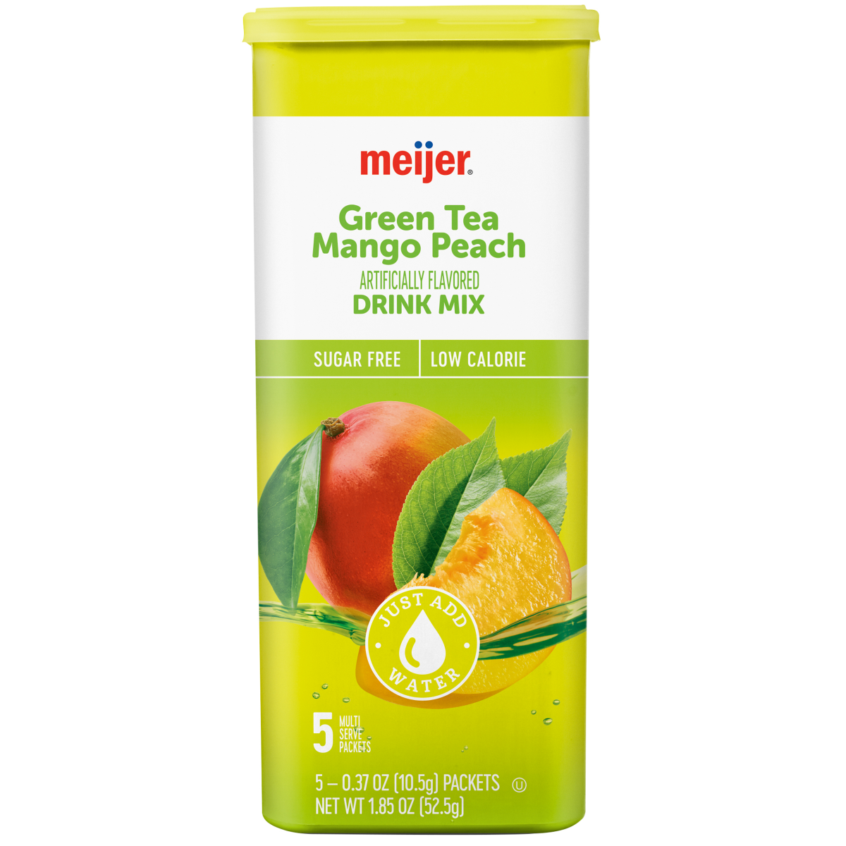 Meijer Green Tea Peach Mango Drink Mix - 5 ct 5 ct | Shipt