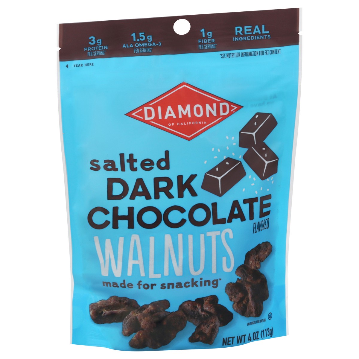 Diamond Walnuts, Salted Dark Chocolate 4 oz | Shipt