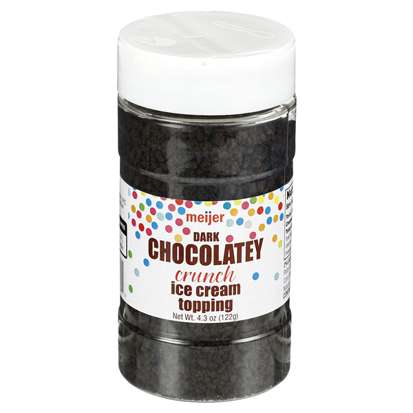 Meijer Dark Chocolatey Crunch Ice Cream Topping 4.3 oz | Shipt