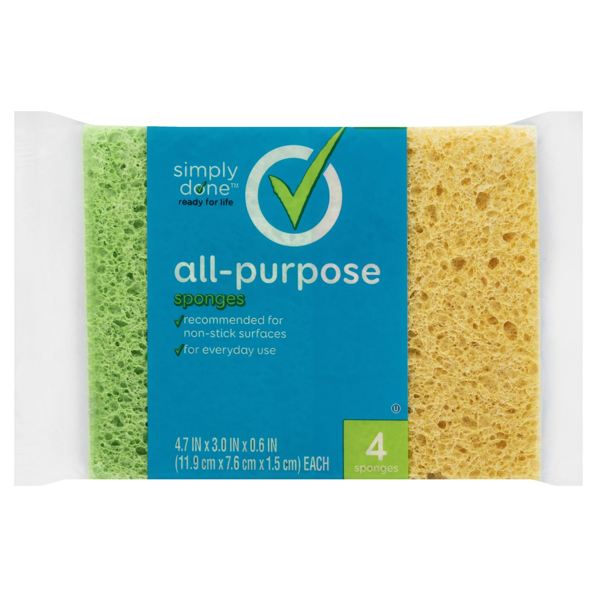 Simply Done All-Purpose Sponges 4 ct | Shipt