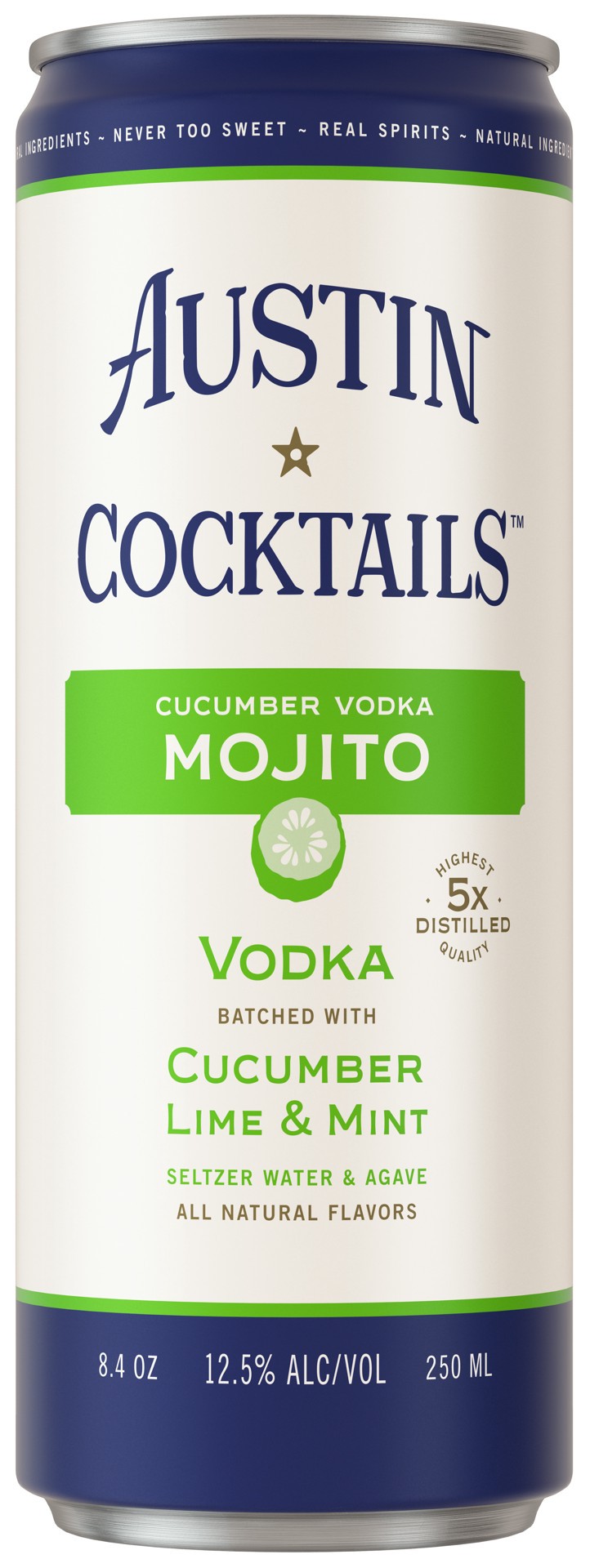 Austin Cocktails Cucumber Vodka Sparkling Mojito Canned Cocktail Can 1 ...