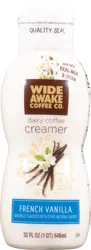 Wide Awake Coffee Co. French Vanilla Dairy Coffee Creamer 32 fl oz 32 ...