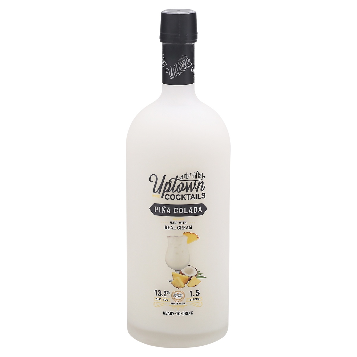 Uptown Wine Cocktails Pina Colada Wine Cocktail 1.5 lt Bottle 1.5 liter ...