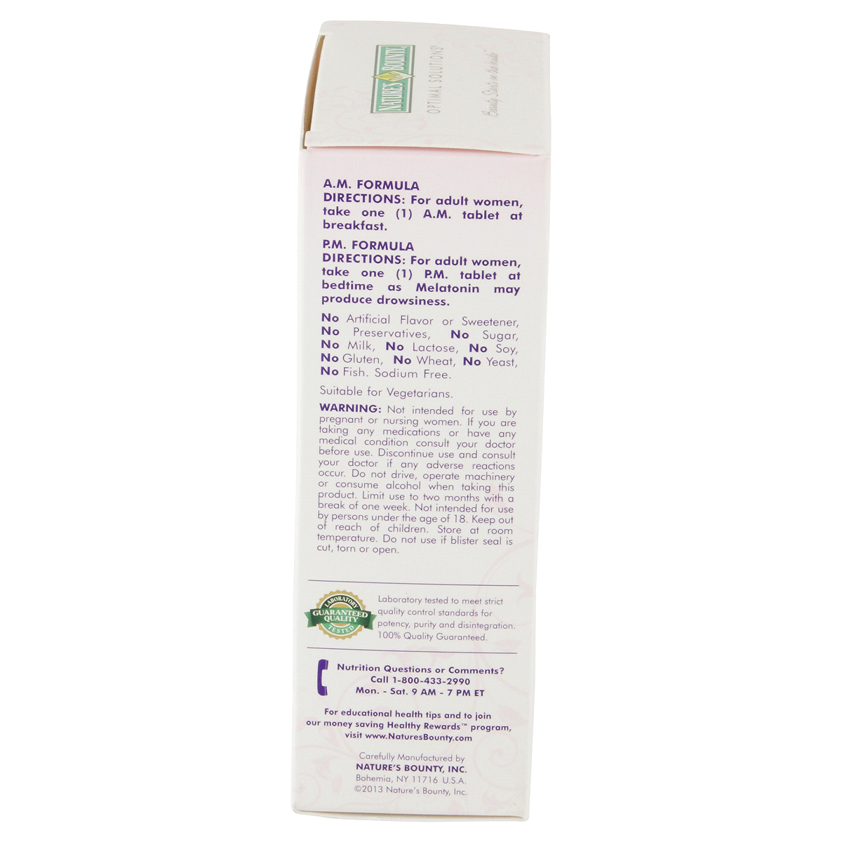 Natures Bounty Complete Menopause Support Complex Dietary Supplement