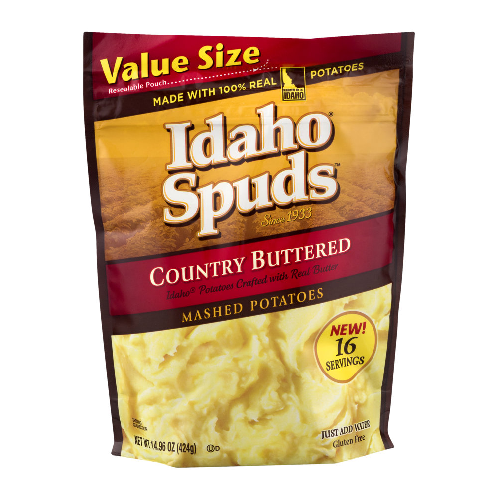 Idaho Spuds Mashed Potatoes Country Buttered 14.9 oz | Shipt