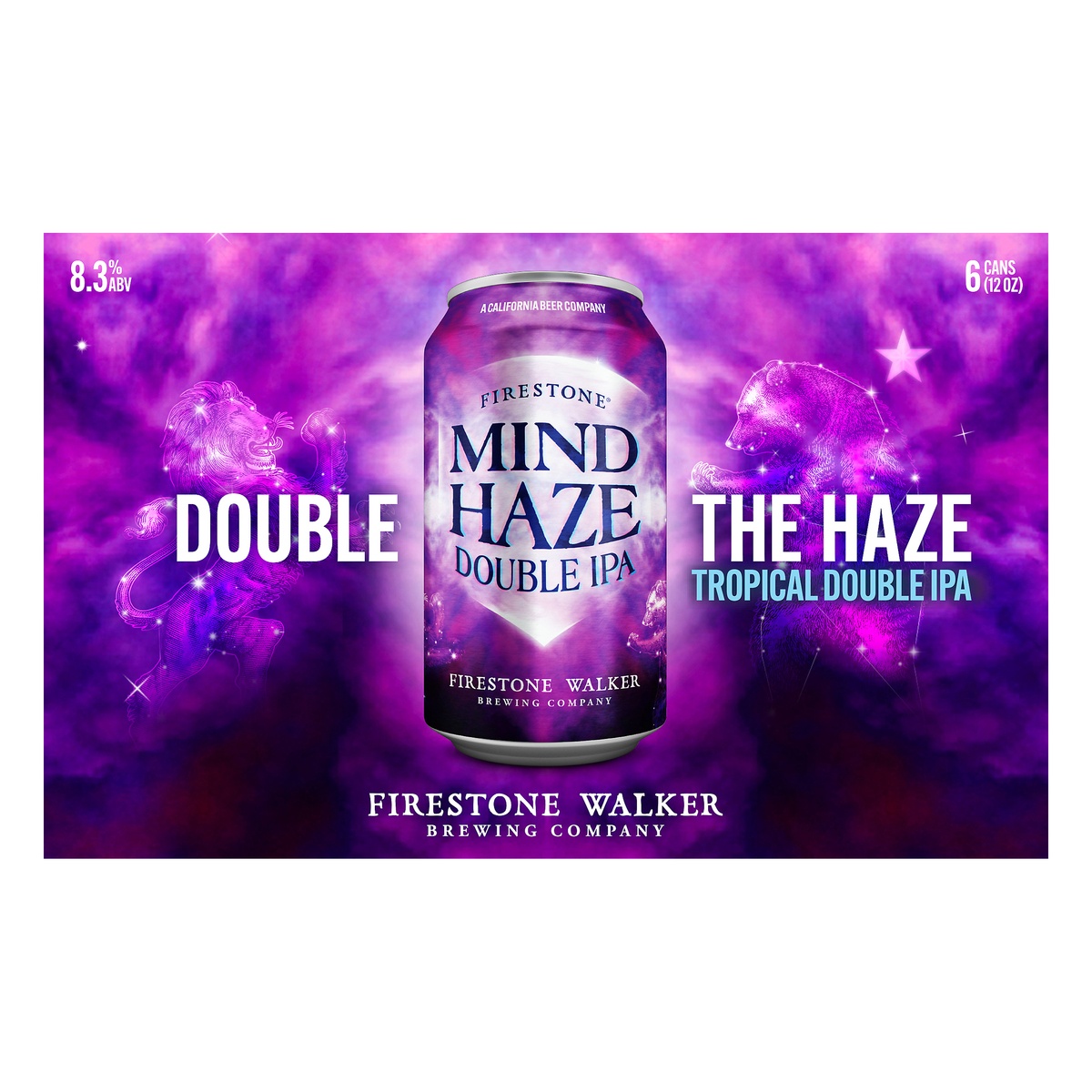 Firestone Walker Double Mind Haze Hazy Beer Ipa Cans 1 ct | Shipt