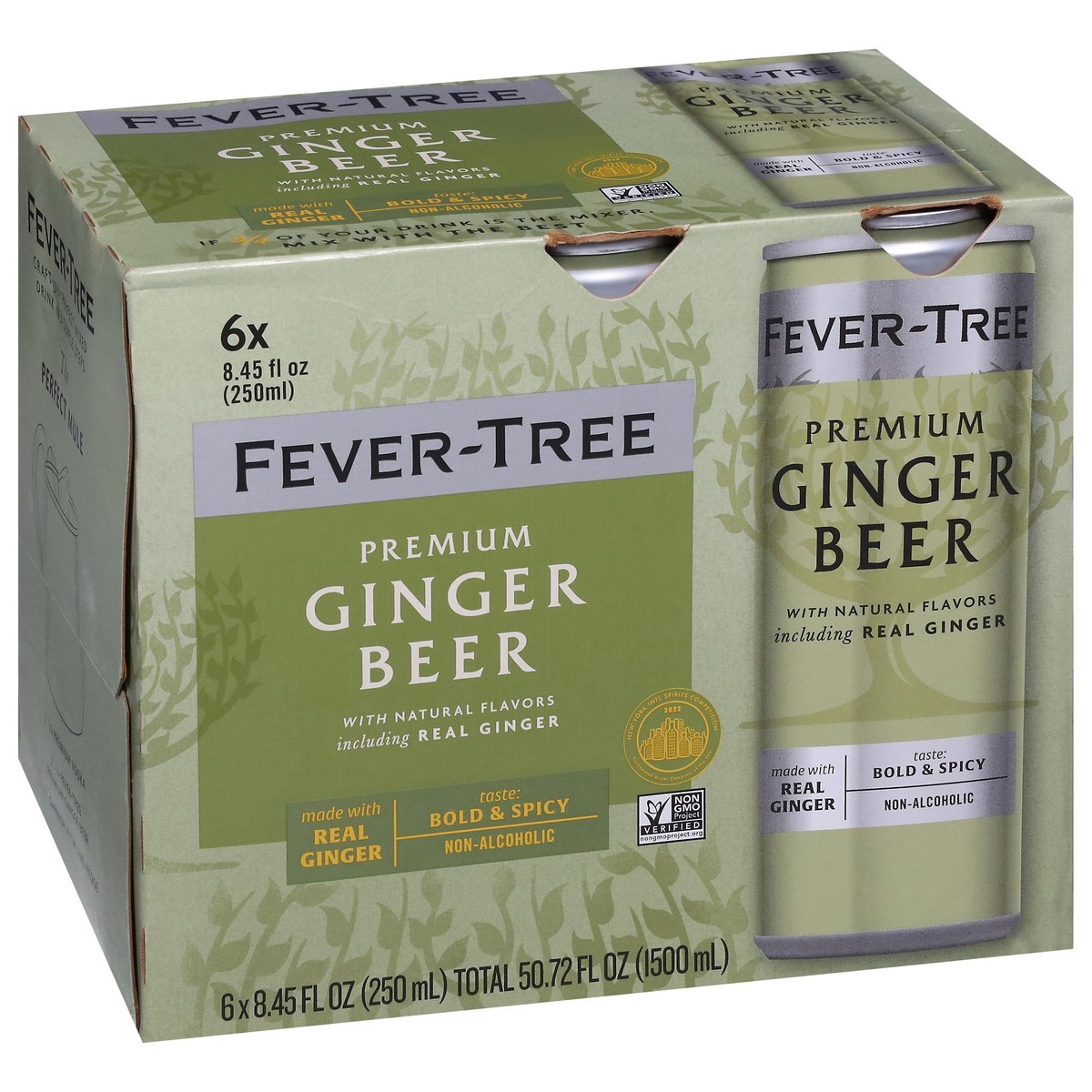Fever-Tree Premium Non-Alcoholic Ginger Beer - 6 ct 6 ct | shipt