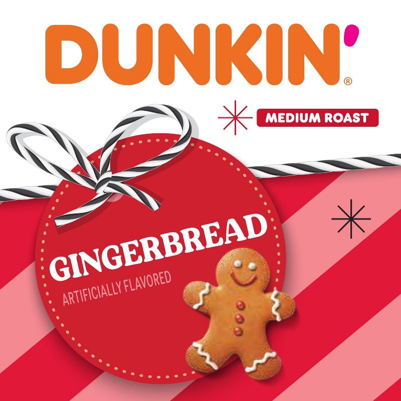 Dunkin' Donuts Dunkin' Gingerbread Artificially Flavored Medium Roast ...