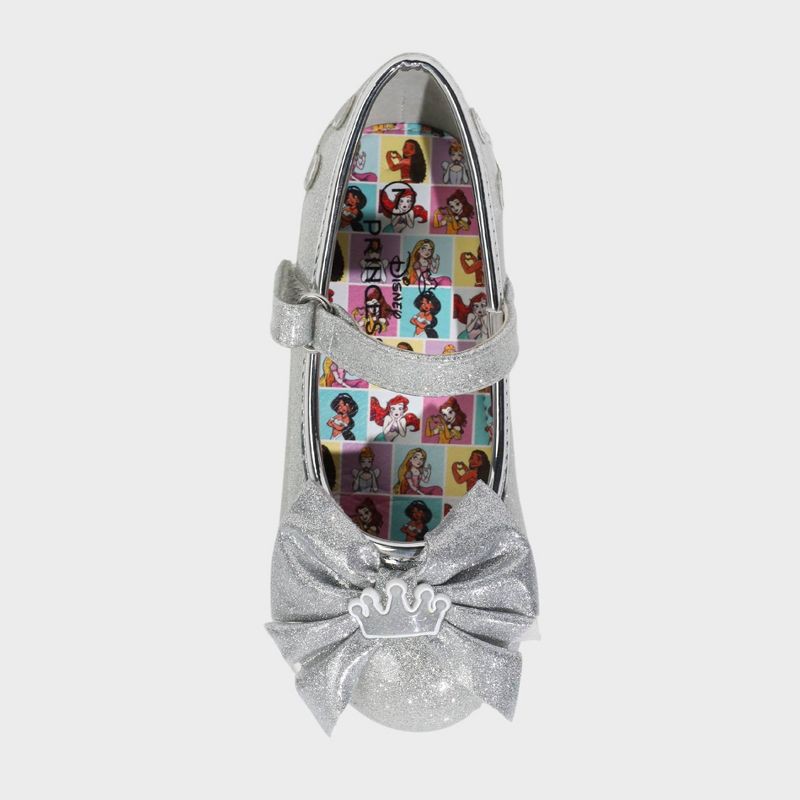 Toddler Girls' Disney Mary Jane Heels - Silver 11T: Adjustable Strap ...