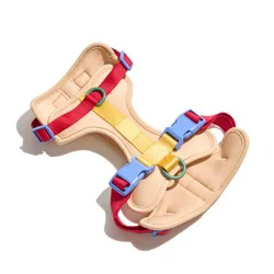 Wild One Dog Harness, Large, Retro Colorblock LG | shipt