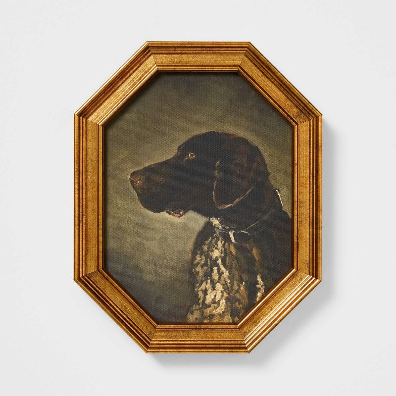 Threshold designed w/Studio McGee 8"x10" Pointer Dog Portrait Framed ...