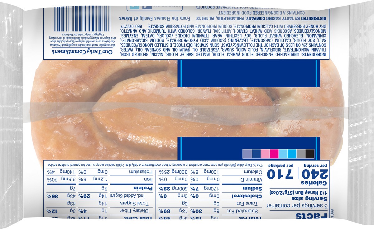 Tastykake® Iced Honey Bun 6 oz. Pack 6 oz | Shipt