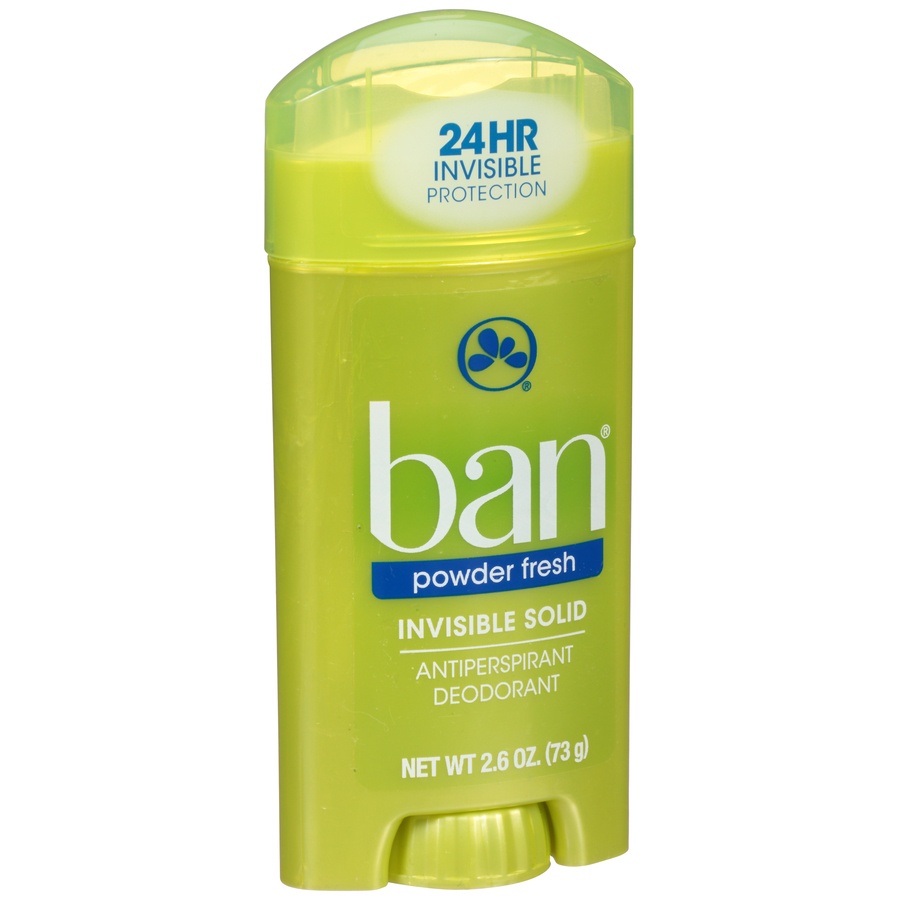 Ban Powder Fresh Invisible Solid Antiperspirant/Deodorant 2.6 oz | Shipt