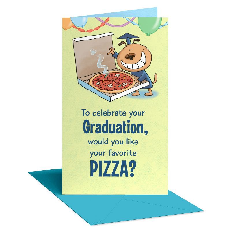Recycled Paper Greetings Graduation Money Gift Card Holder Pizza ...