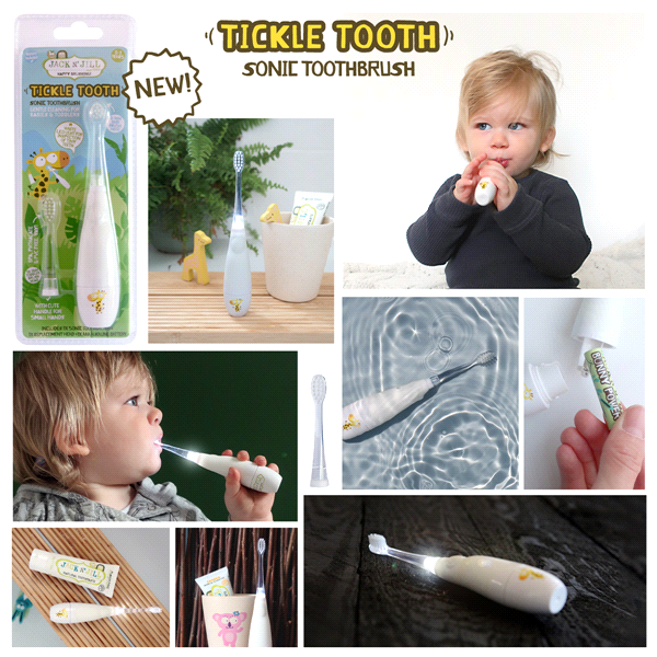 JACK N JILL TICKLE TOOTH SONIC ELECTRIC TOOTHBRUSH 1 ct | Shipt