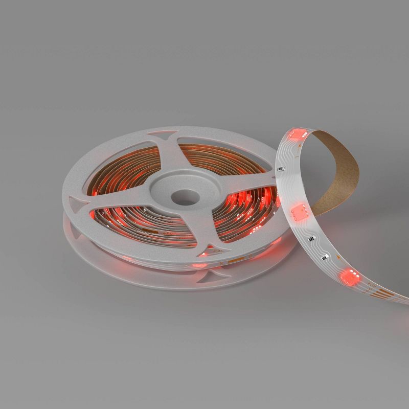 15' LED RGB Strip Lights with Remote Control Clear White - Hyde and EEK ...