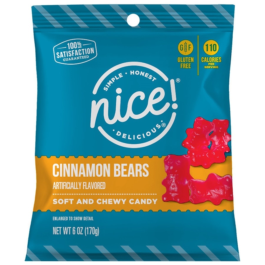 Nice! Juju Bears Candy Cinnamon 6 oz | Shipt