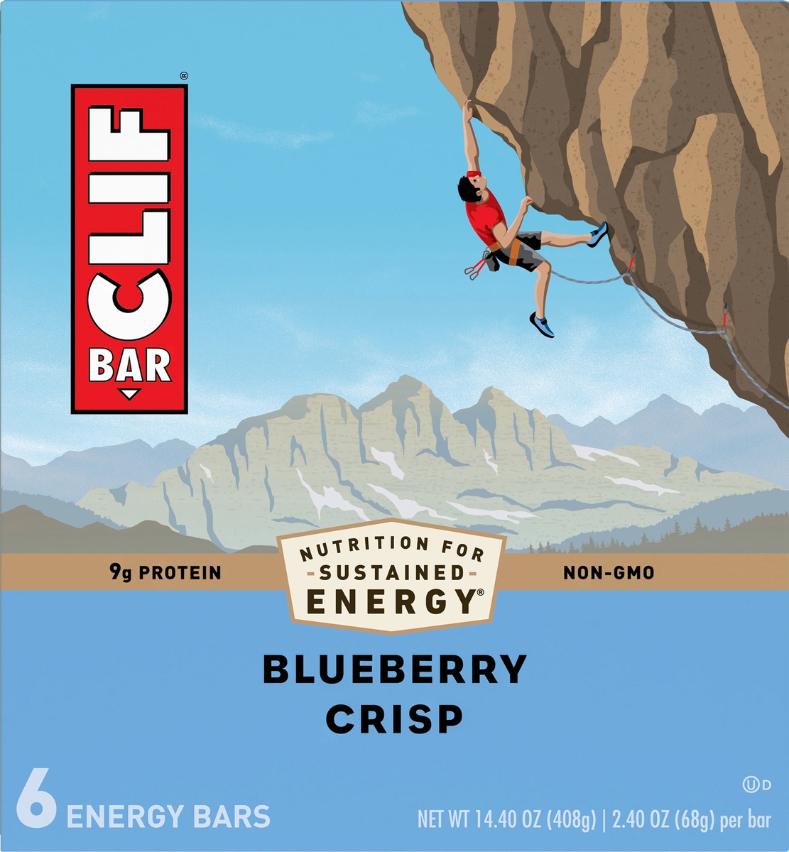 CLIF Bar Blueberry Crisp Energy Bar 6 ct | Shipt