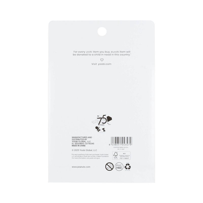 Yoobi 4pk Peanuts Sticker Patches Snoopy Dance, School Supplies 4 ct ...