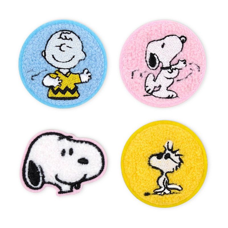 Yoobi 4pk Peanuts Sticker Patches Snoopy Dance, School Supplies 4 ct ...