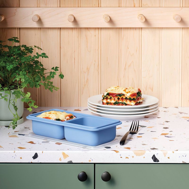 2c Silicone Freezer Mold with Lid Blue - Room Essentials™ 1 ct | shipt