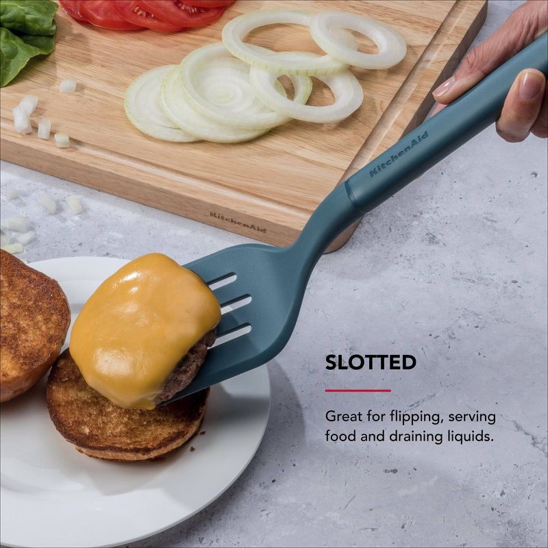 KitchenAid 2pk Turner and Spoon Cooking Utensil Set Agave 2 ct | shipt