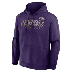 NFL Baltimore Ravens Men's Long Sleeve Performance Hooded Sweatshirt ...
