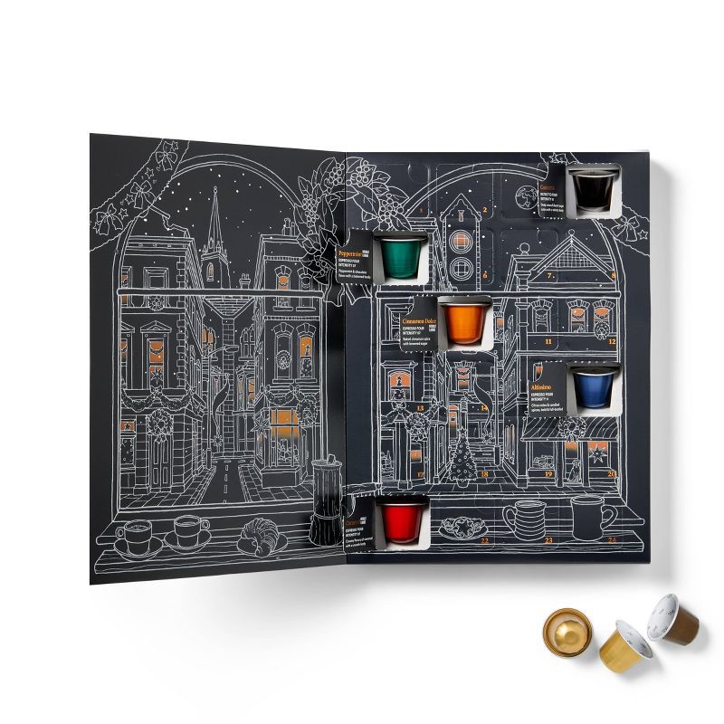 Holiday Countdown Calendar Espresso Roast Coffee Pods - 24ct - Good ...