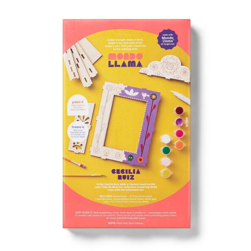 Día de Muertos Craft Wood Mini Ofrenda Painting Kit - Mondo Llama™ 1 ct ...