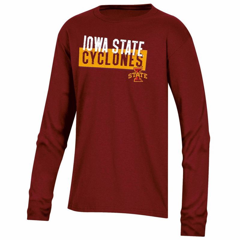 NCAA Iowa State Cyclones Boys' Long Sleeve T-Shirt - M: Cotton ...