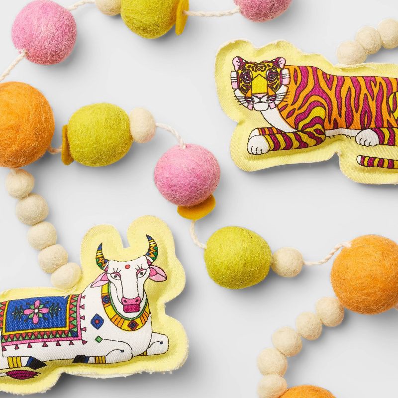 Diwali 64" Hanging Garland Colorful 1 ct | shipt