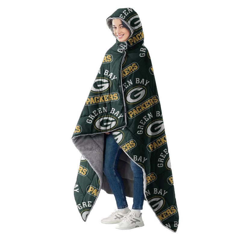 NFL Green Bay Packers Outdoor Wearable 54"x72" Blanket 1 ct | shipt