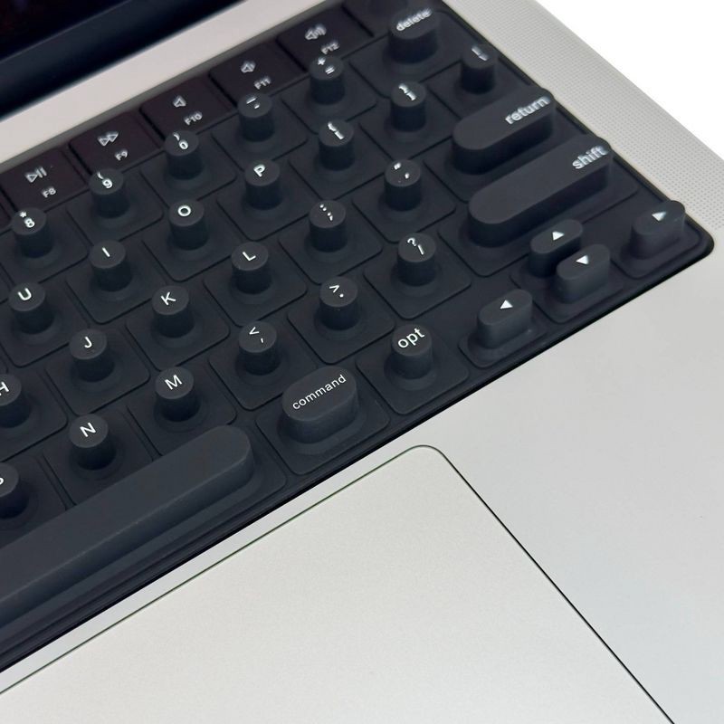 tippy type Keyboard Cover Compatible with Mac - Matte Black: Silicone ...