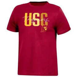 NCAA USC Trojans Girls' Crew Neck T-Shirt - L 1 ct | shipt