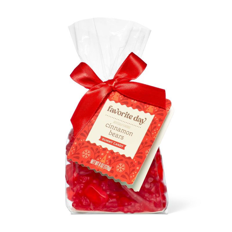 Cinnamon Gummy Christmas Candy Bears Stocking Stuffers - 6oz - Favorite ...