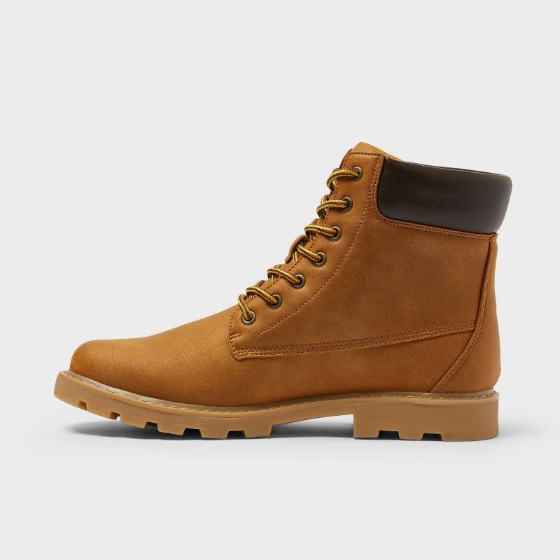 Men's Tahoe Lug Sole Boots - Goodfellow & Co™ Tan 8 1 ct | shipt