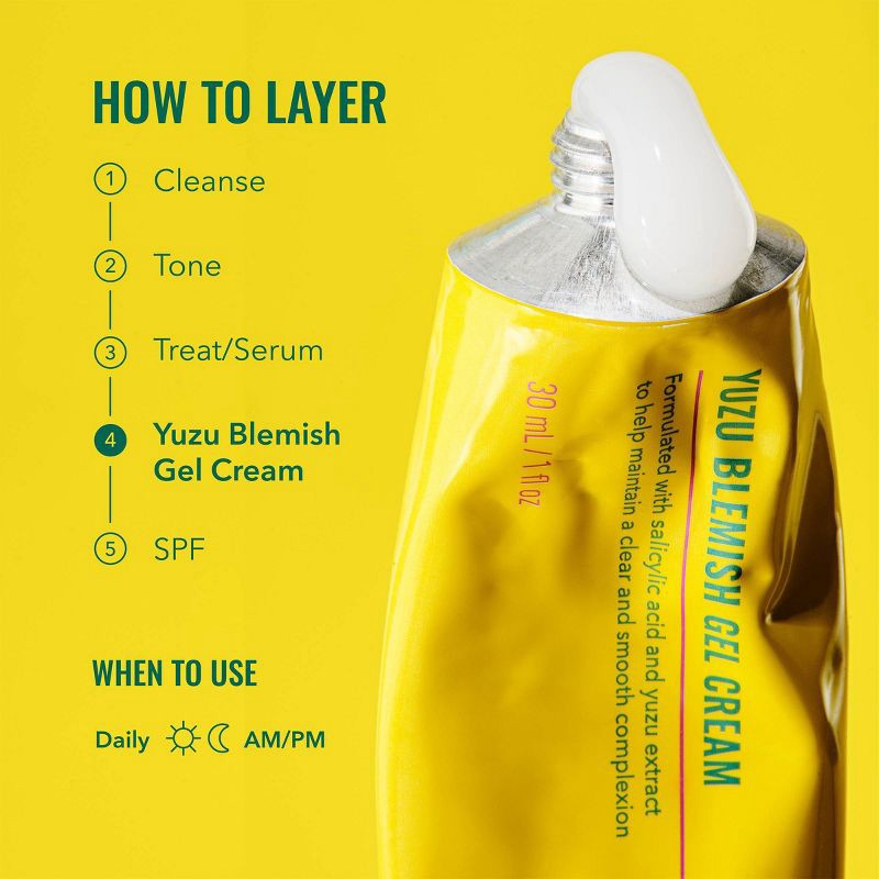 Good Molecules Yuzu Blemish Gel Face Cream - 30ml 30 ml | shipt