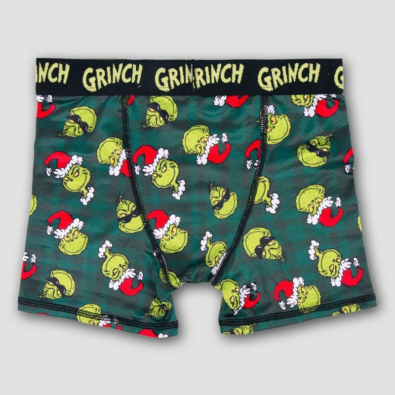 How the Grinch Stole Christmas Boys' Grinch 4pk Athletic Boxer Briefs ...