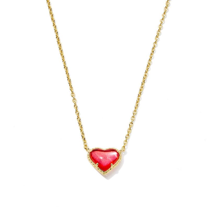 Kendra Scott Anna Pendant Necklace - Rose Dichroic Glass 1 ct | shipt