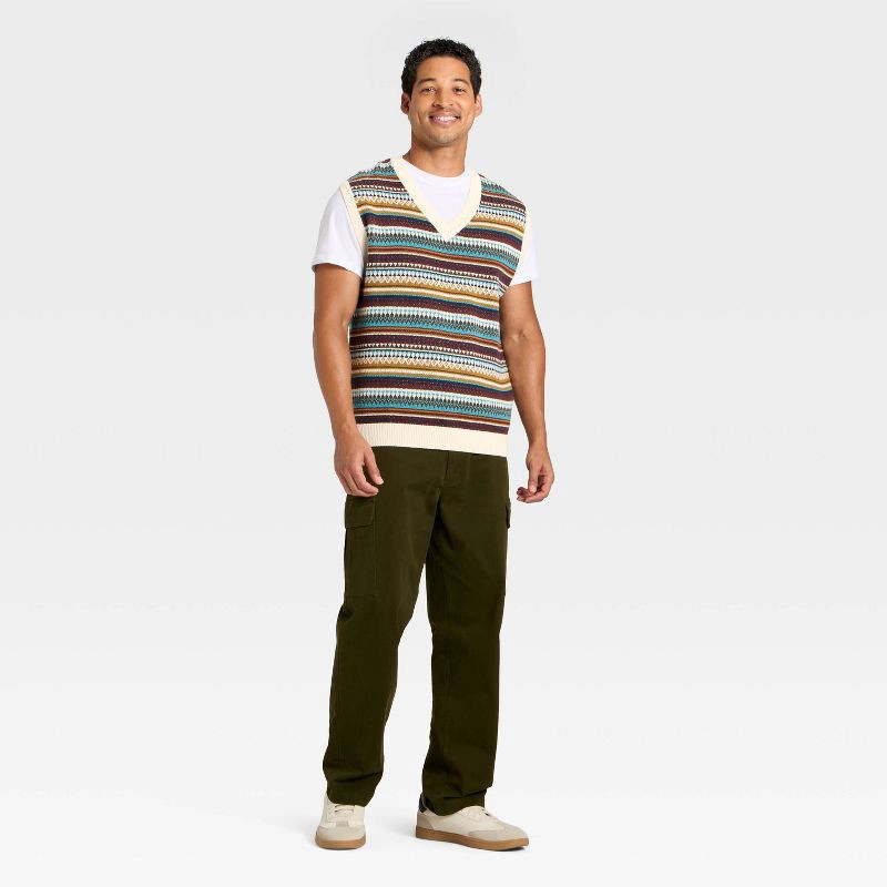 Men's V-Neck Sweater Vest - Goodfellow & Co™ M 1 ct | shipt