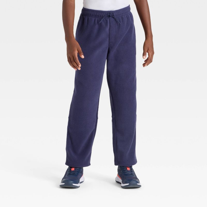 Boys' Microfleece Pants - All In Motion™ Navy Blue M 1 ct | shipt
