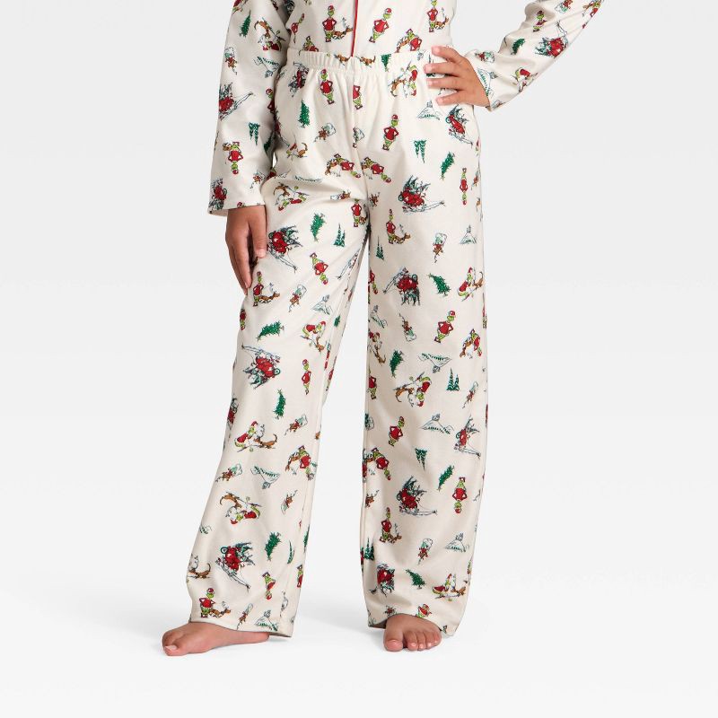 Kids' The Grinch Long Sleeve Shirt and Pants Holiday Matching Family ...