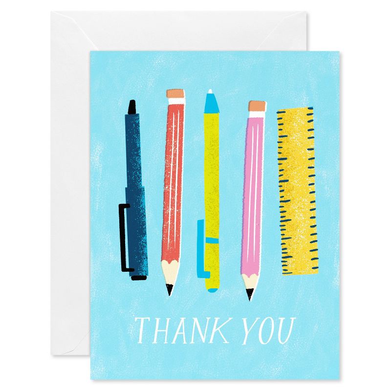 American Greetings 10 Ct. Thank You Stationery Notes, Pencil Designs ...