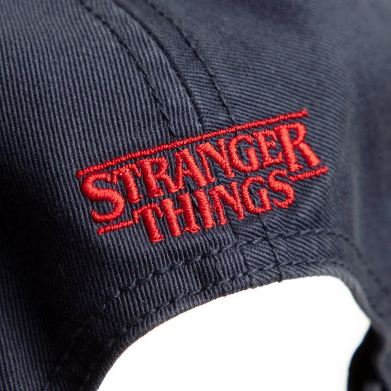 Men's Stranger Things WSQK Baseball Hat - Blue/Red 1 ct | shipt