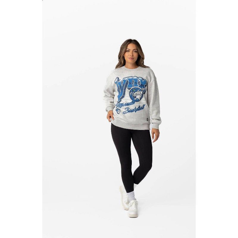 WNBA Minnesota Lynx Gray Fleece Sweatshirts - L 1 ct | shipt
