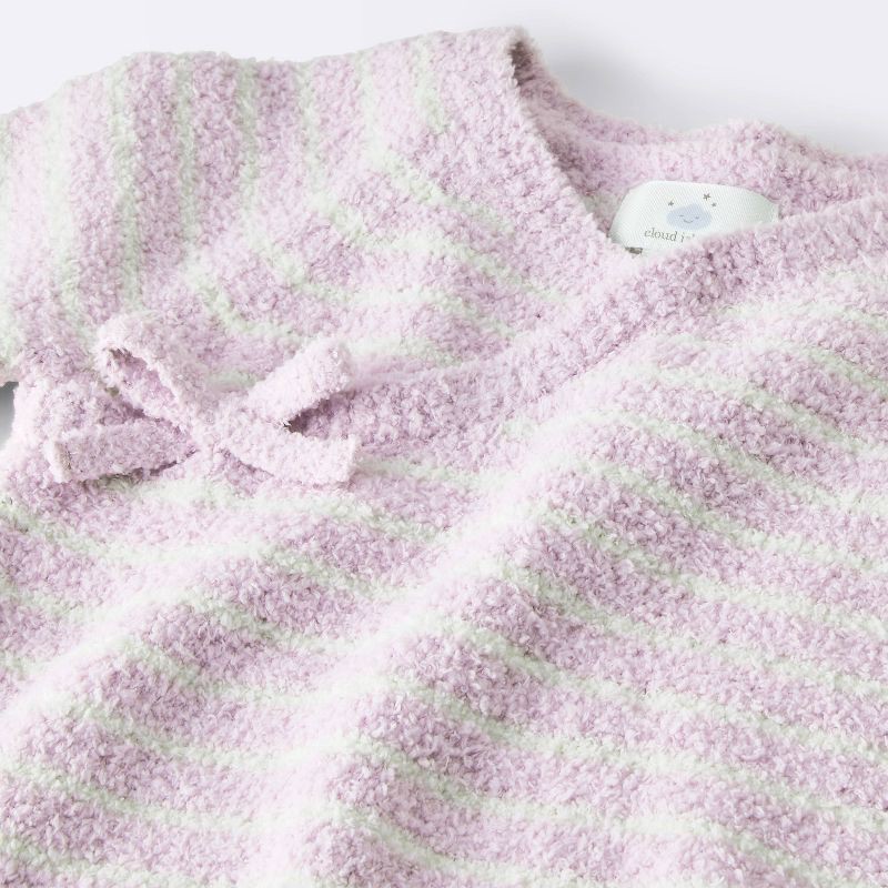 Baby Girls' 2pc Striped Chenille Wrap Top and Pants Set - Cloud Island ...