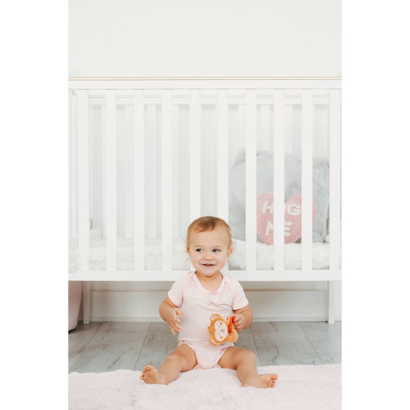 Pearhead Valentine Monkey Crinkle Teether 1 ct | shipt
