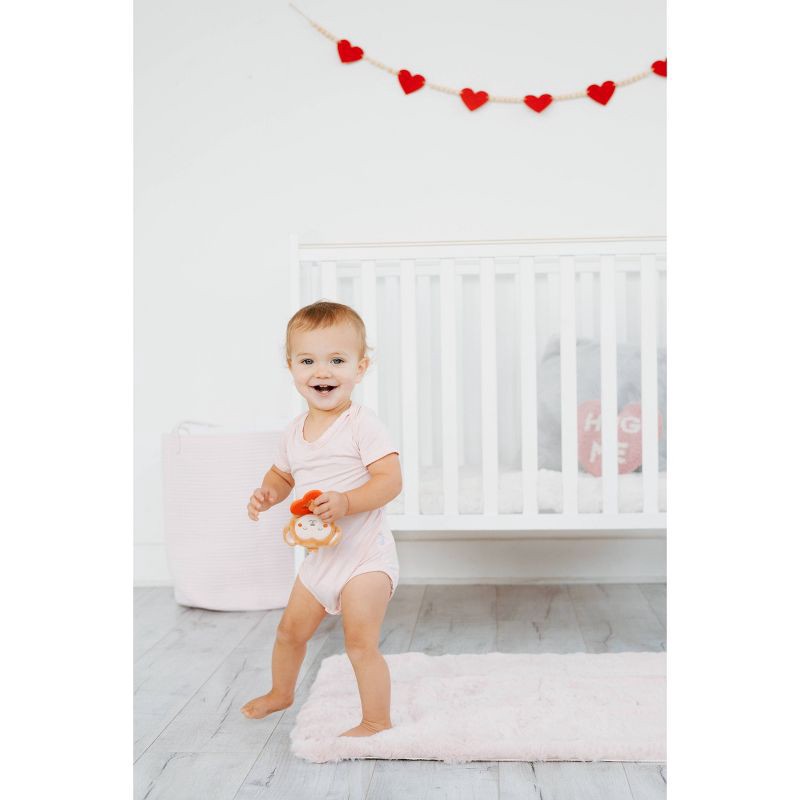 Pearhead Valentine Monkey Crinkle Teether 1 ct | shipt