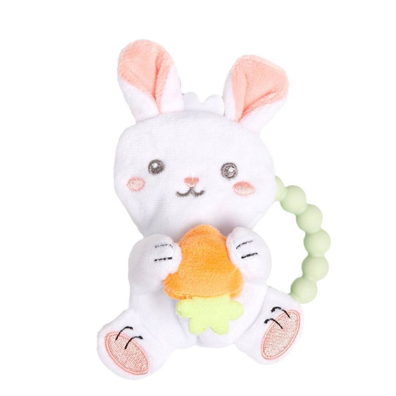 Pearhead Crinkle Bunny Teether 1 ct | shipt